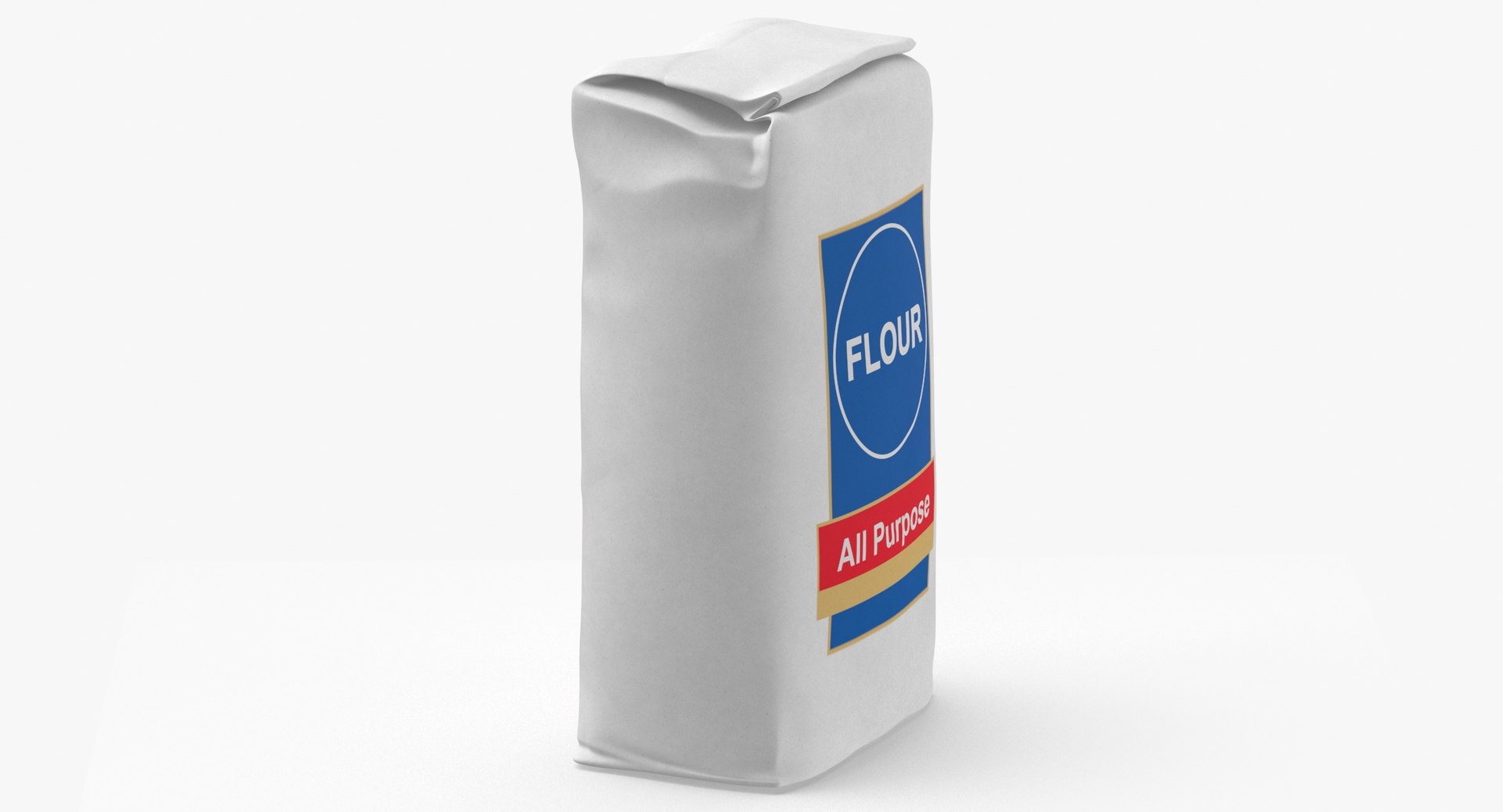 3D Bagged Flour Blank And Generic Label - TurboSquid 2002661