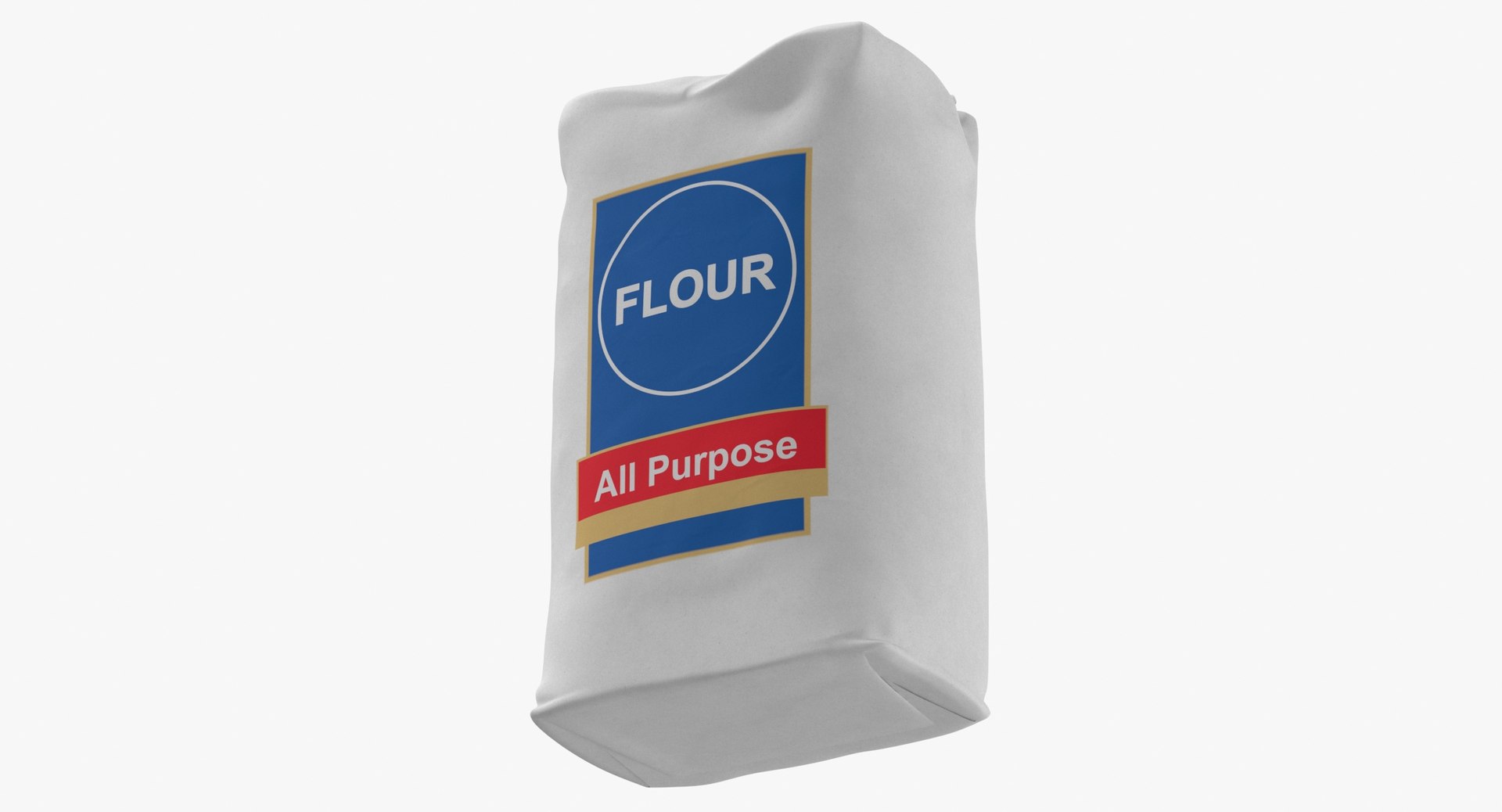 3D Bagged Flour Blank and Generic Label - TurboSquid 2002661