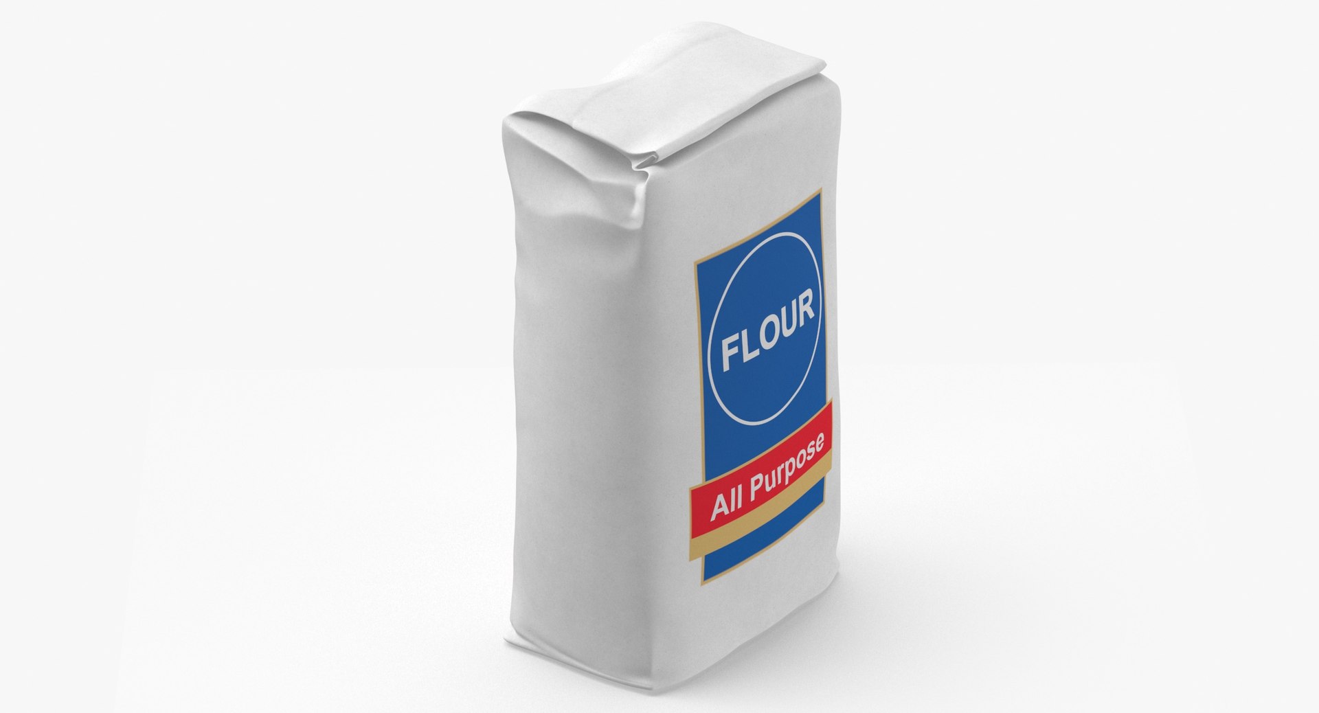 3D Bagged Flour Blank and Generic Label - TurboSquid 2002661