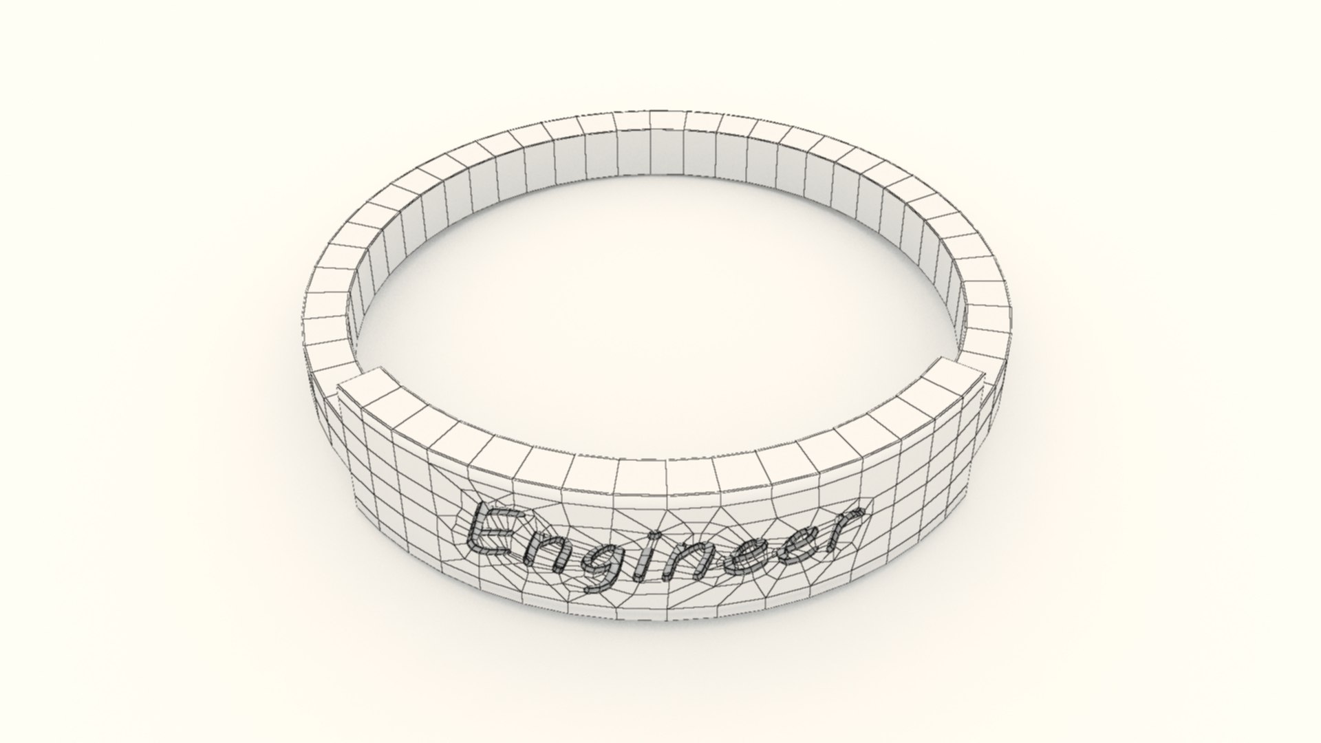 3D Engineer Ring Female Gold model - TurboSquid 1870669