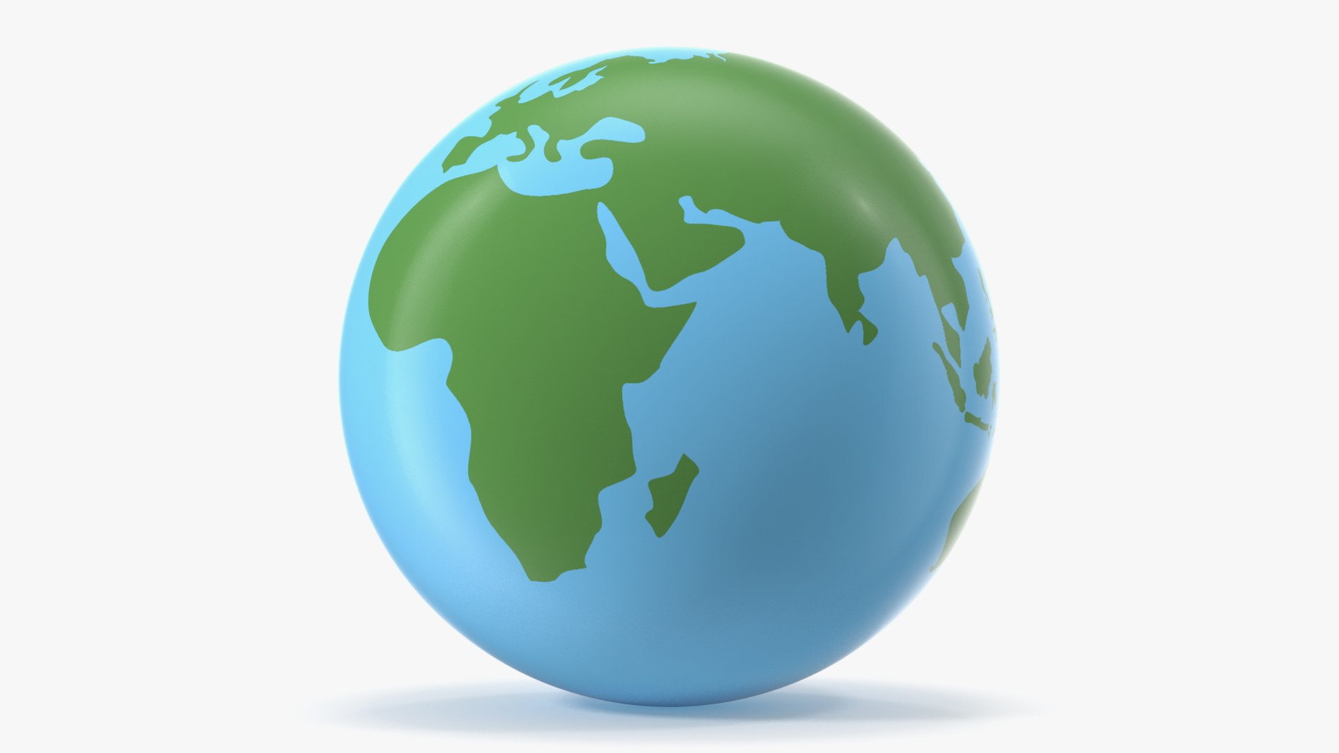 Globe Emoji model - TurboSquid 1870626