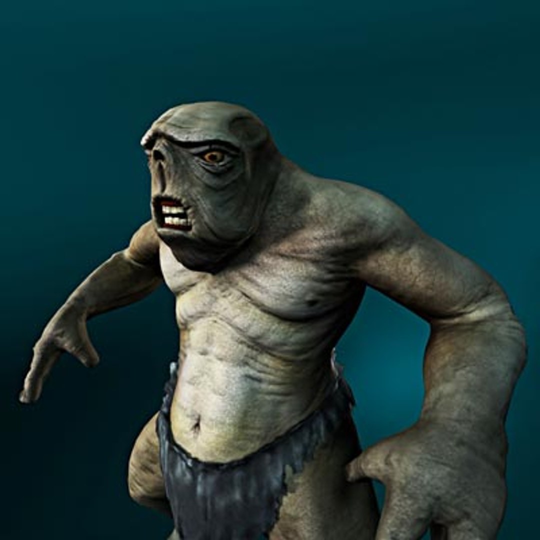 3d Max Cave Troll Fantasy Creatures