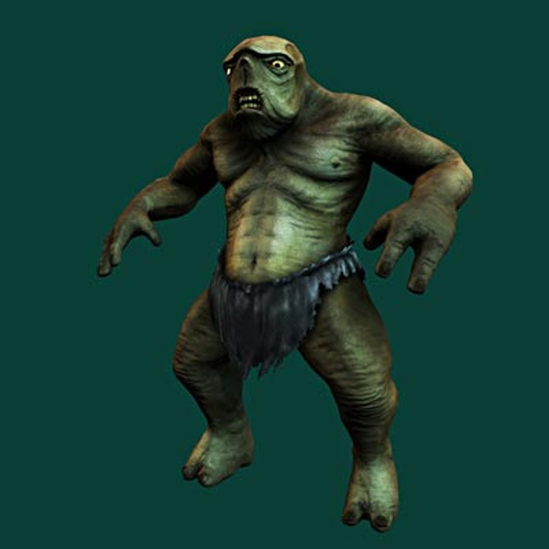 3d Max Cave Troll Fantasy Creatures