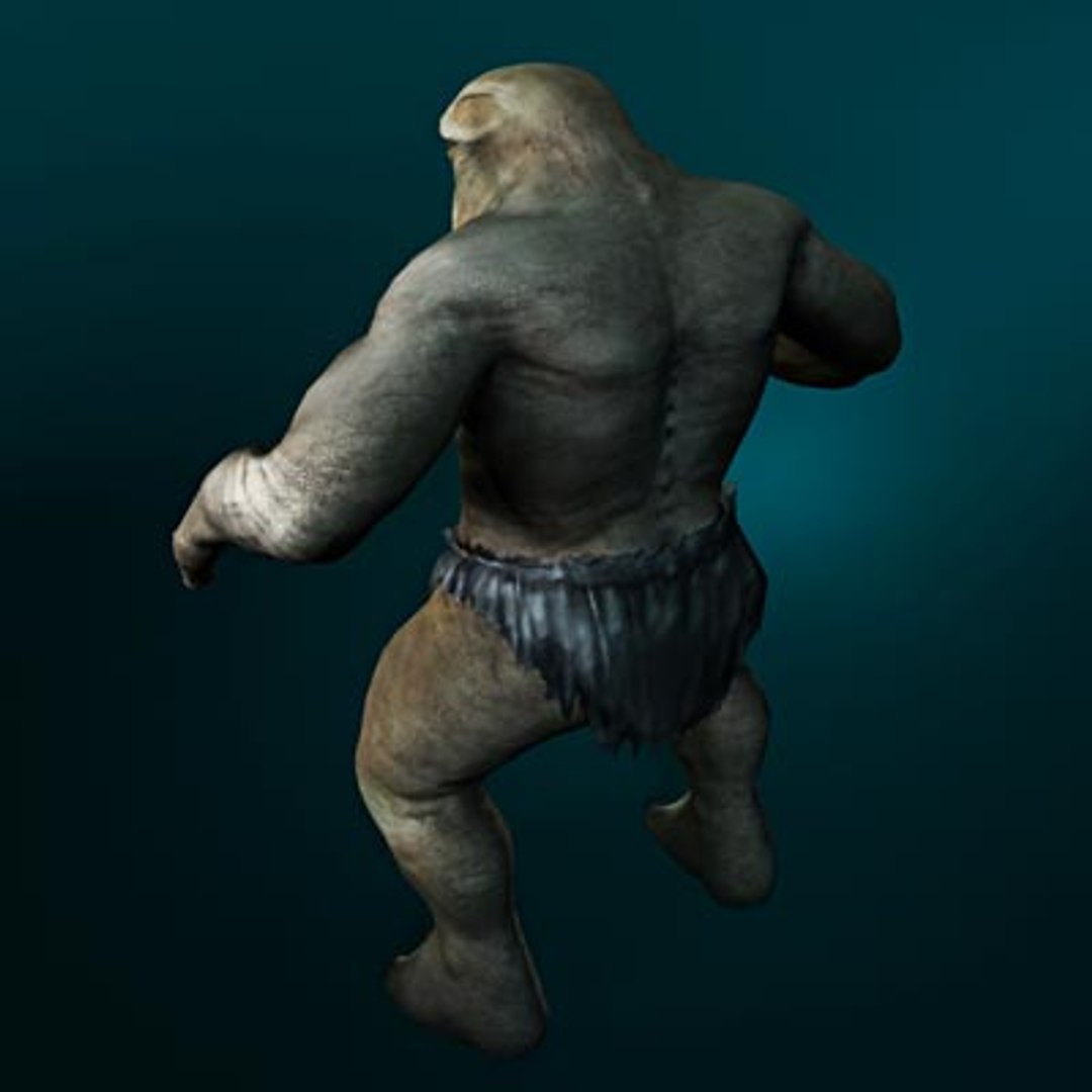 3d Max Cave Troll Fantasy Creatures