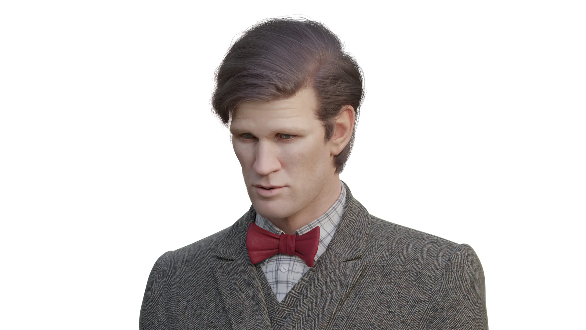 Free Matt Smith 3D Portrait 3D Model - TurboSquid 2249776