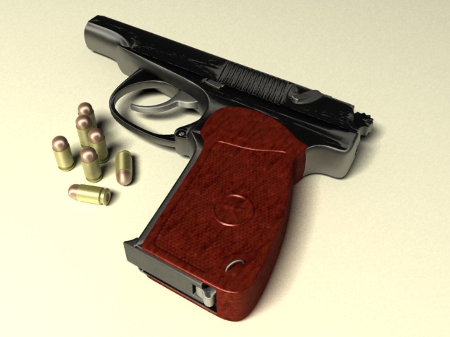 makarov 9-mm - pistol max
