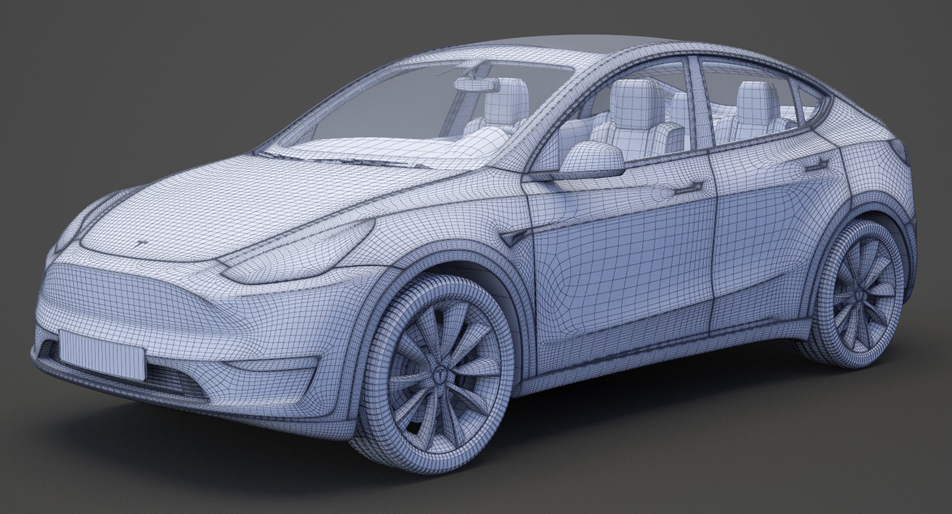 Tesla Model Y 2021 3D Model - TurboSquid 2188067