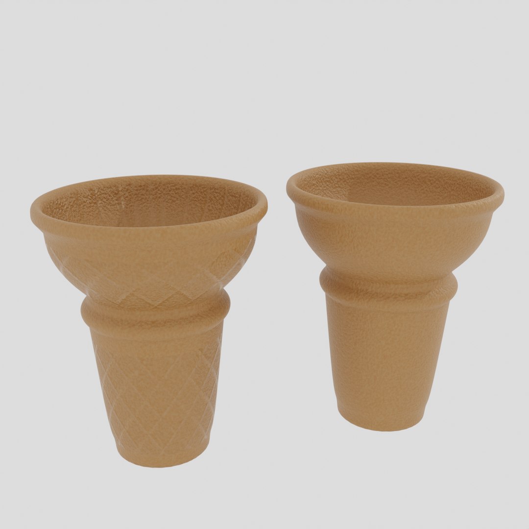 Ice Cream Cone - Cornet 3D - TurboSquid 2263914