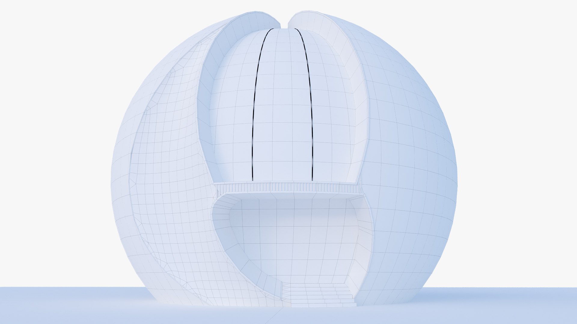 Future Sphere Building 3D - TurboSquid 2188480