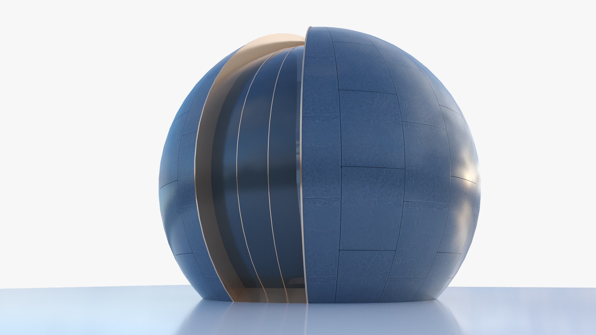 Future Sphere Building 3D - TurboSquid 2188480