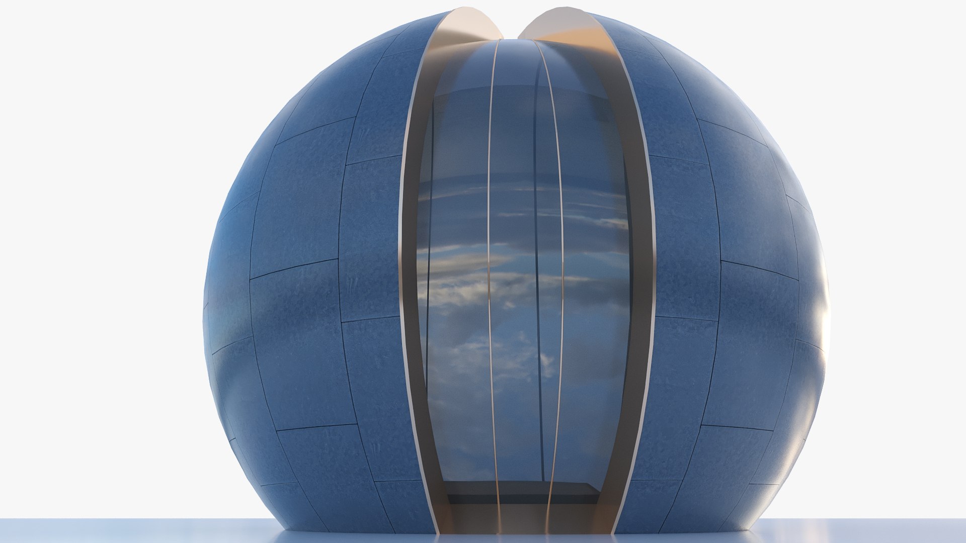 Future Sphere Building 3D - TurboSquid 2188480