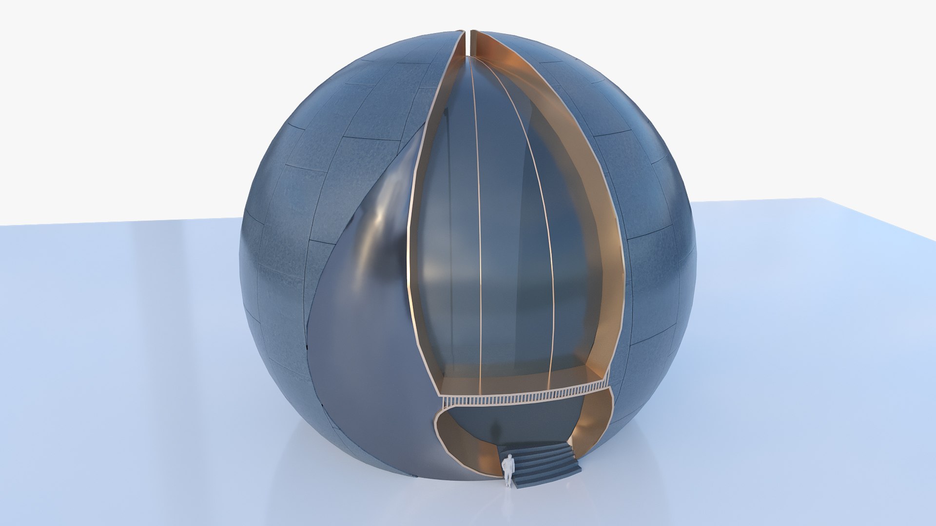 Future Sphere Building 3D - TurboSquid 2188480
