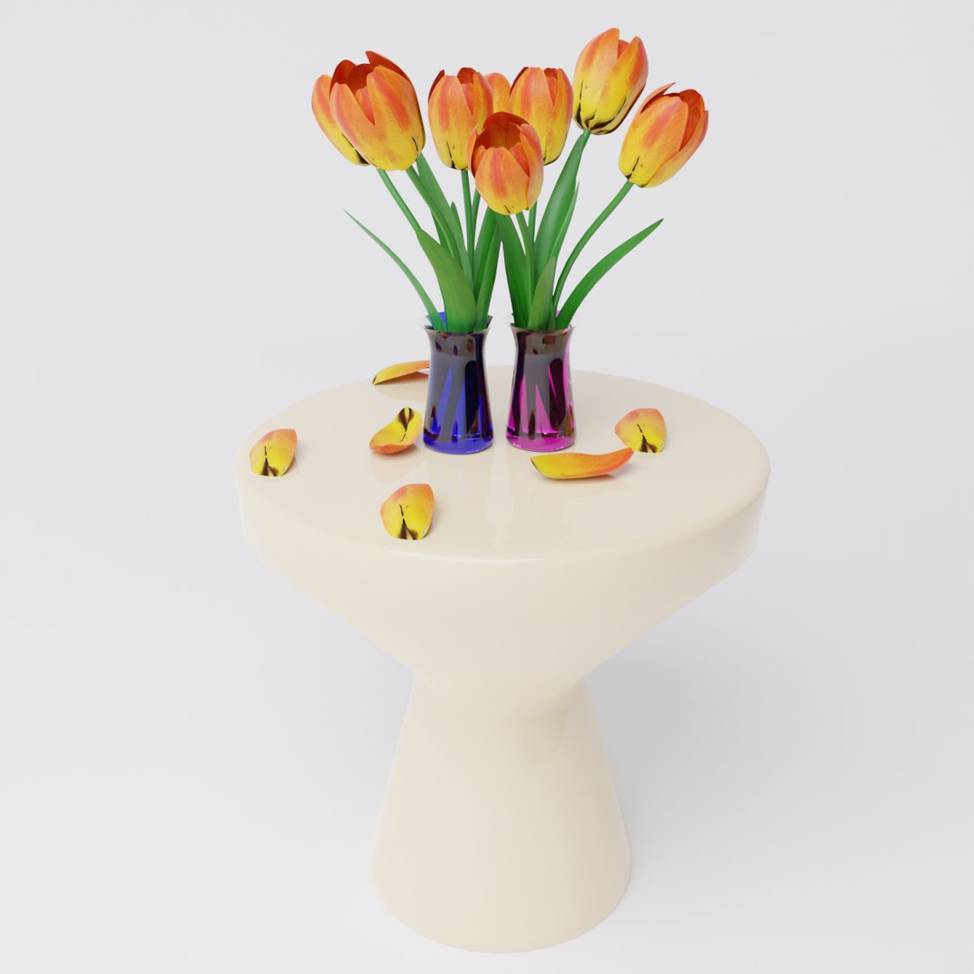 Tulip Flower 3D Model - TurboSquid 2077012