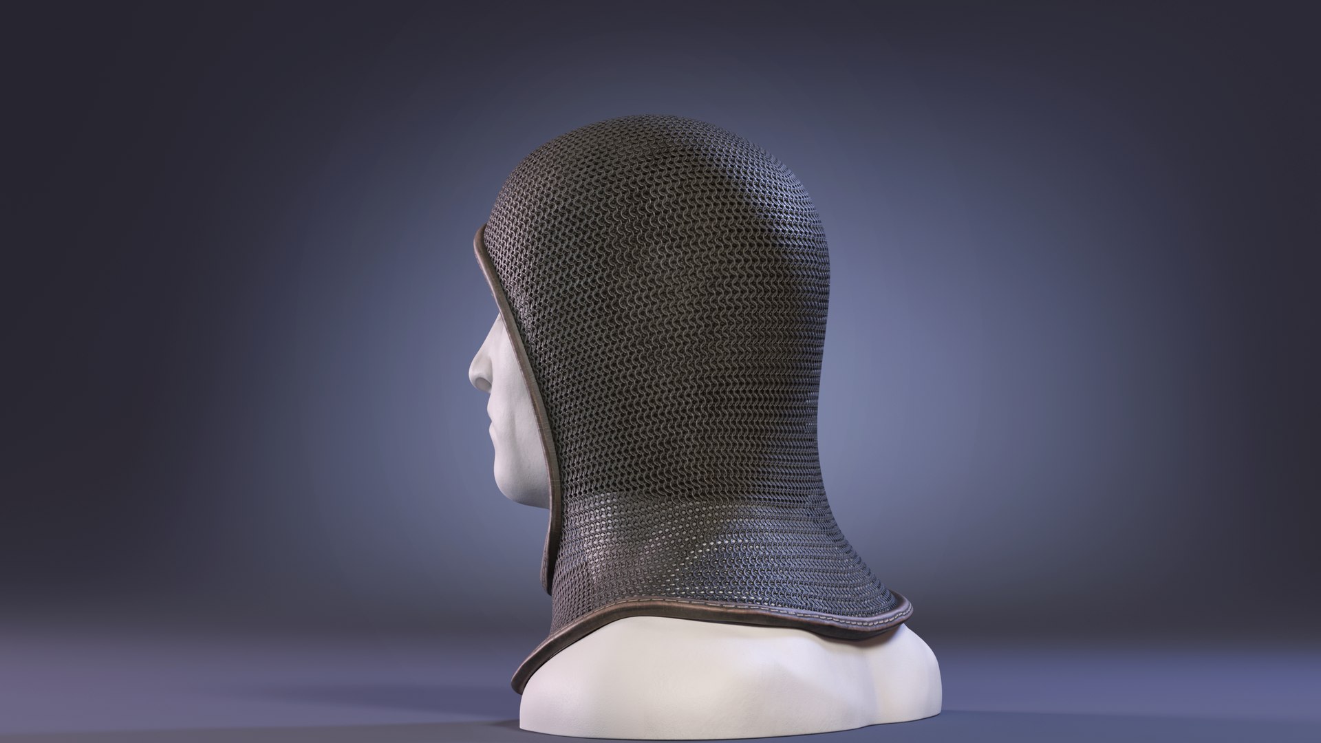 3d model nose helmet