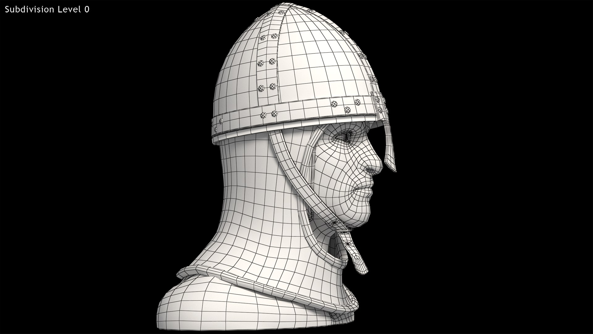 3d model nose helmet