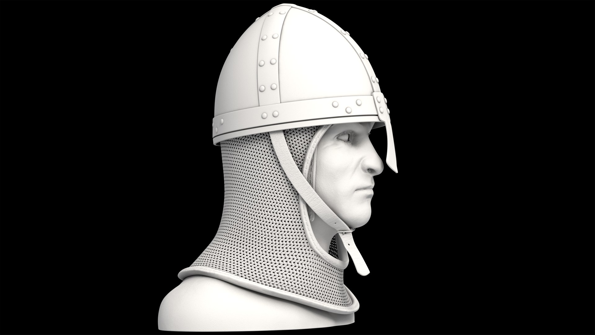 3d Model Nose Helmet