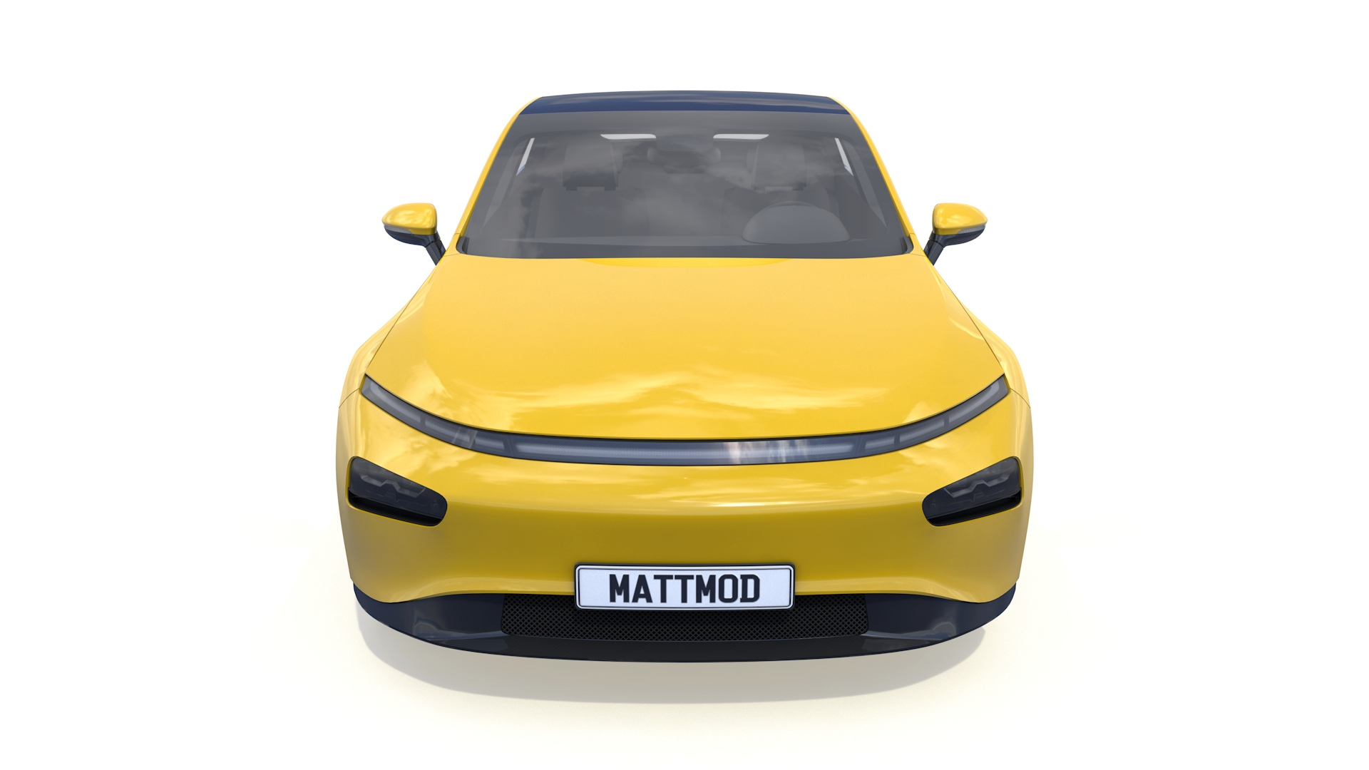 3D Generic EV Sedan - TurboSquid 2251548