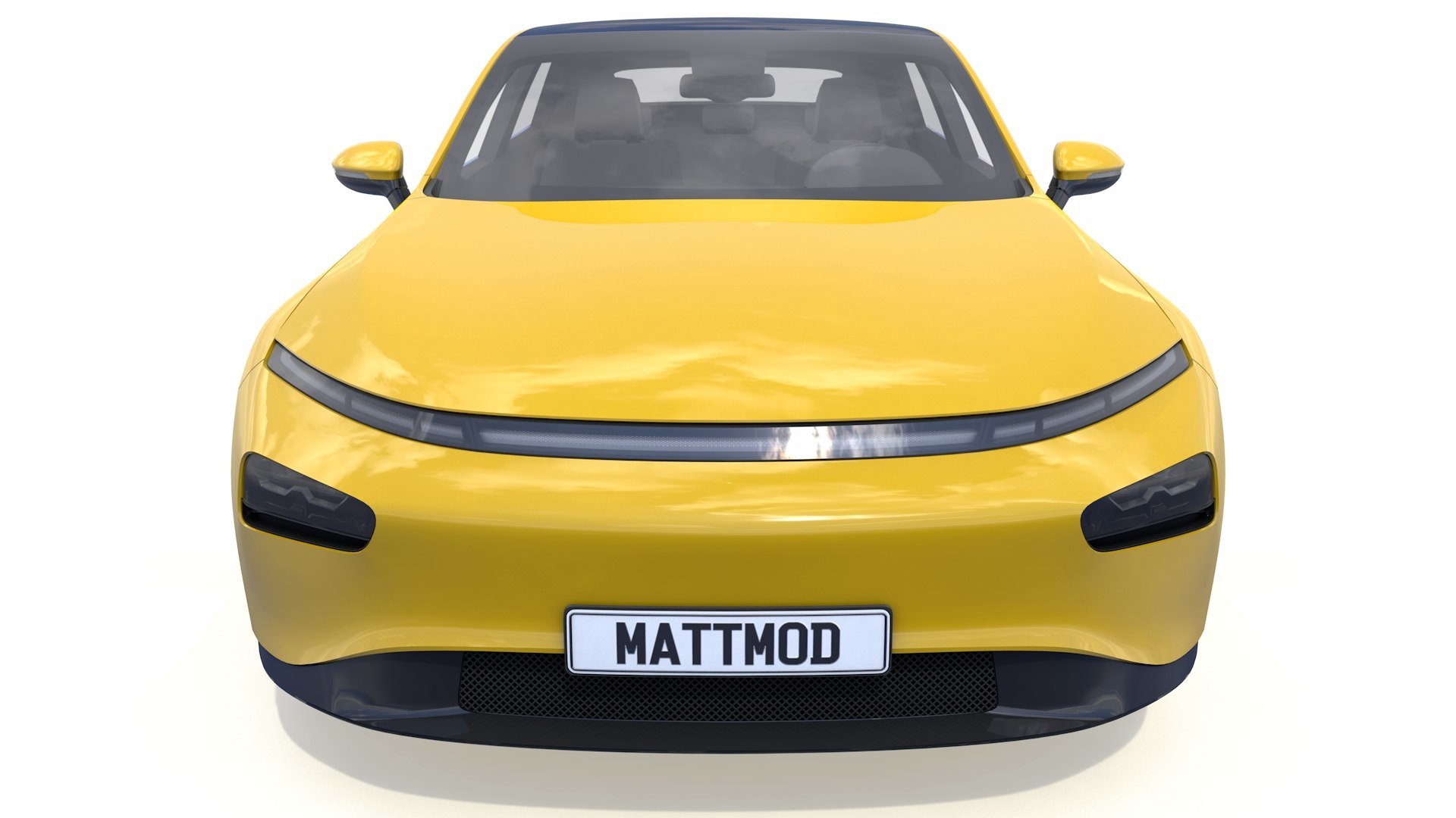 3D Generic EV Sedan - TurboSquid 2251548