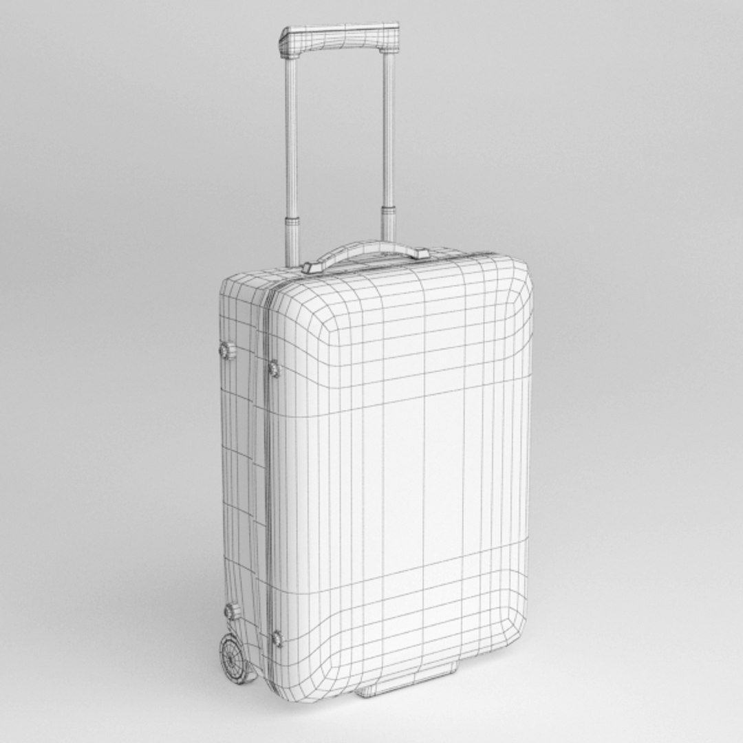 3d Suitcase Luggage Case Model