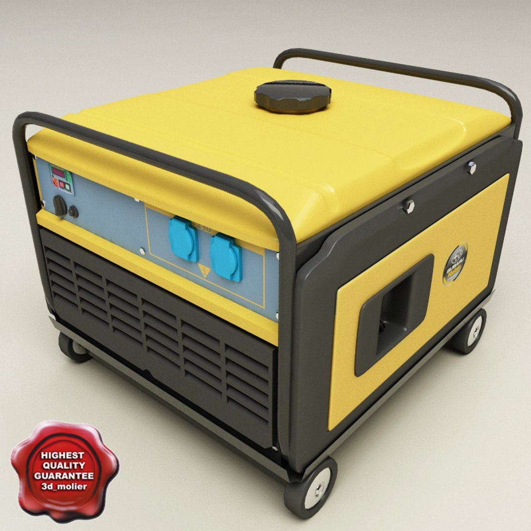 3d Model Of Electric Generator