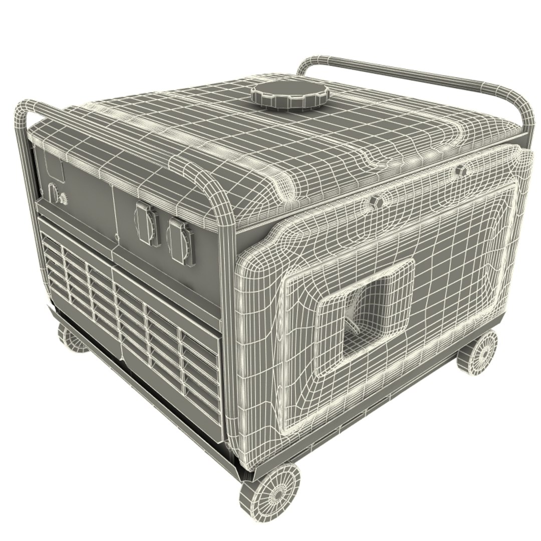 3d Model Of Electric Generator