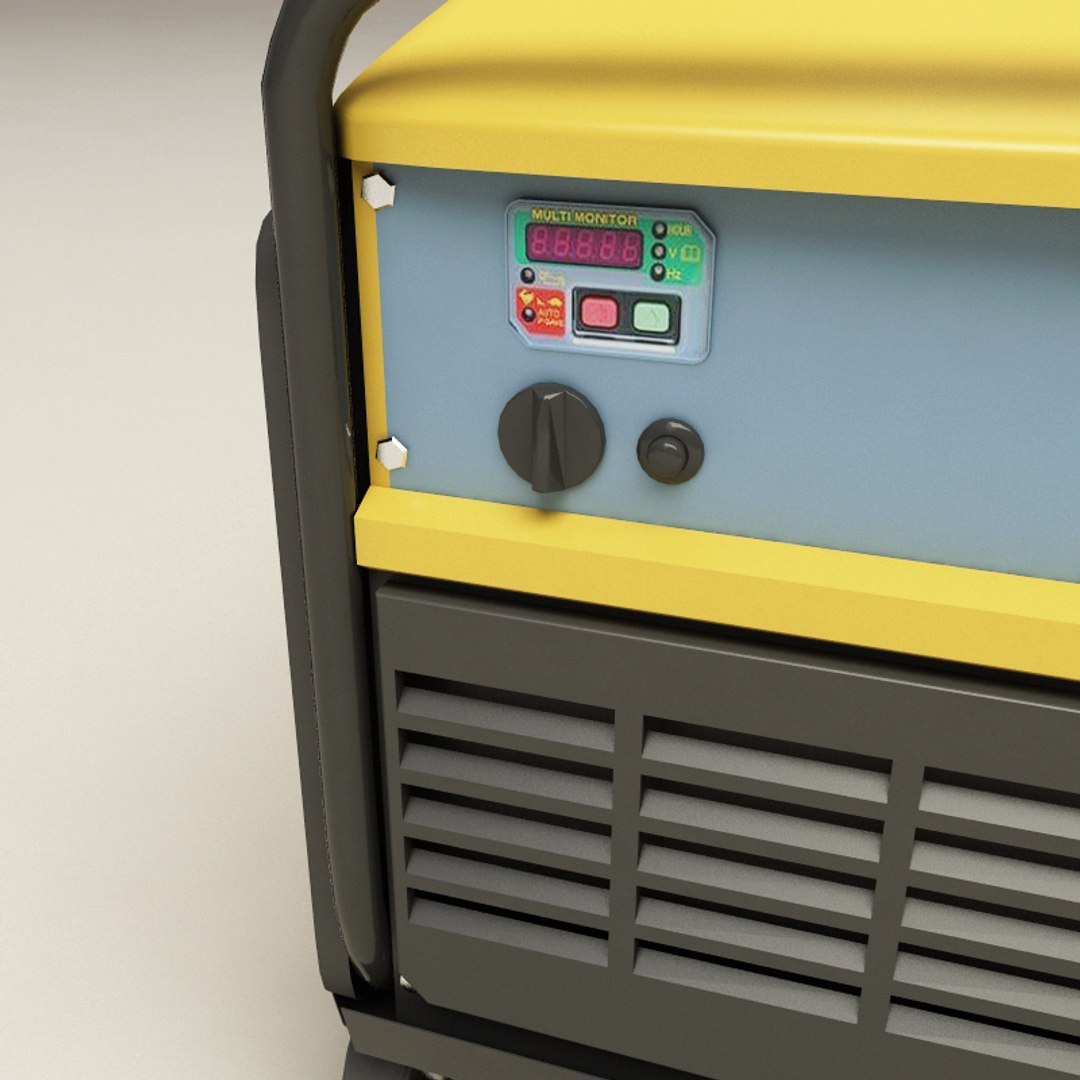 3d Model Of Electric Generator
