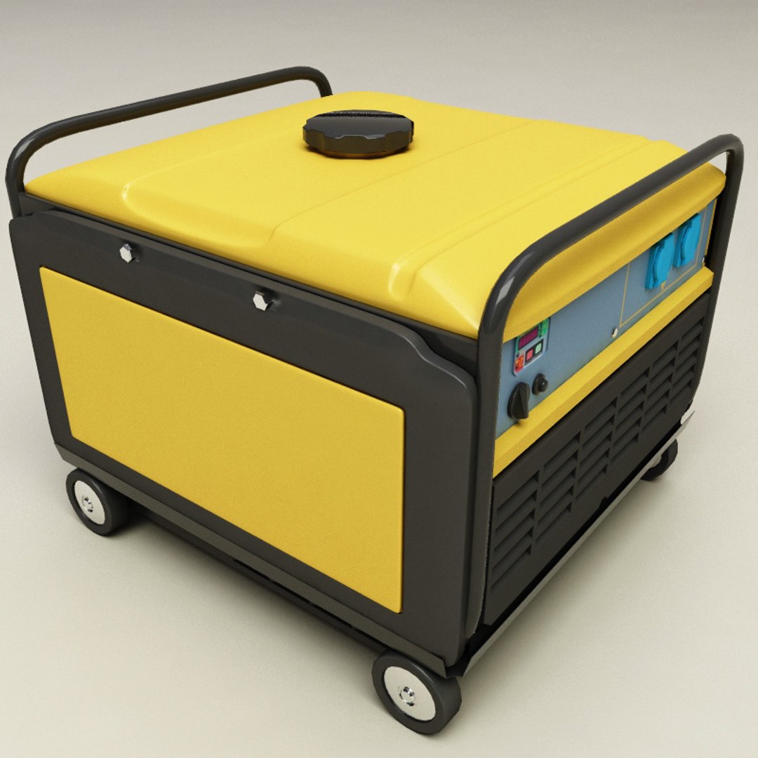 3d Model Of Electric Generator