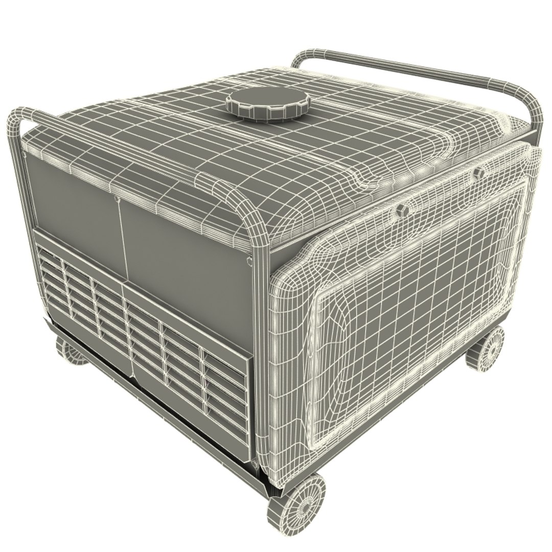 3d Model Of Electric Generator