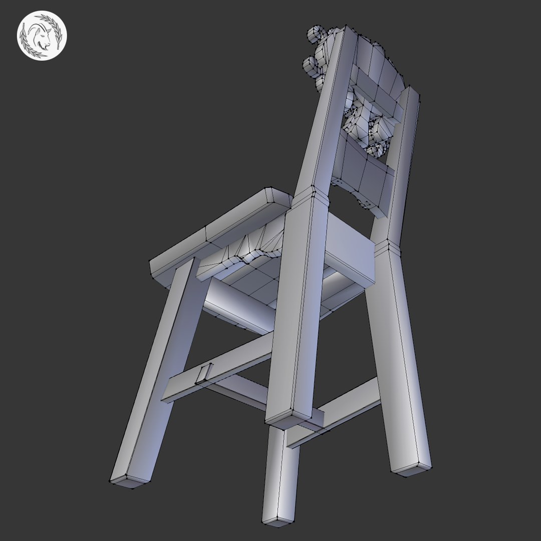 Gothic Chair Model - TurboSquid 1202898