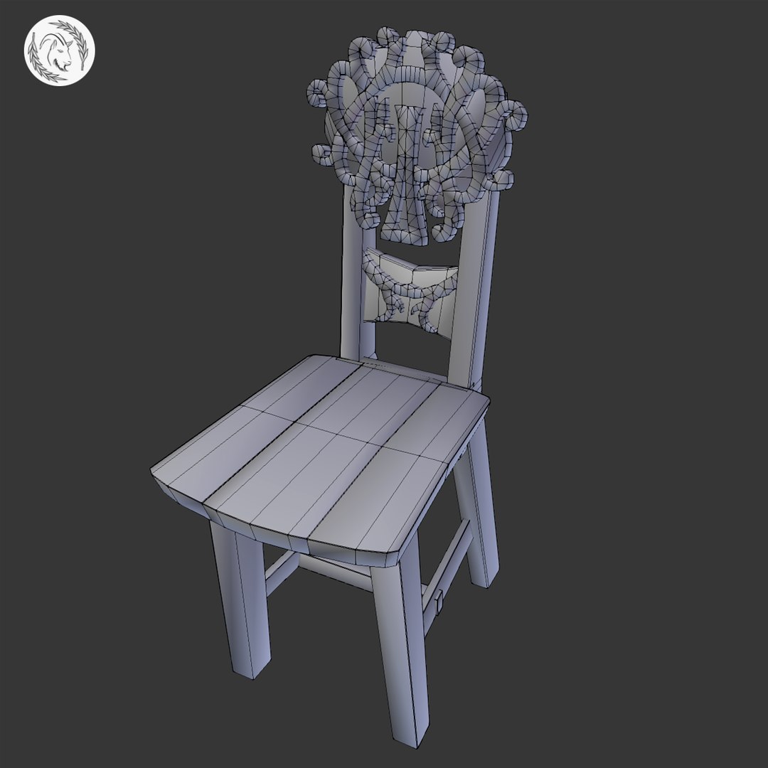 Gothic Chair Model - TurboSquid 1202898