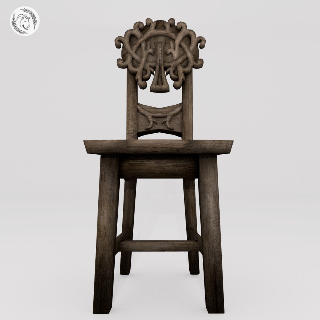 Gothic Chair Model - TurboSquid 1202898