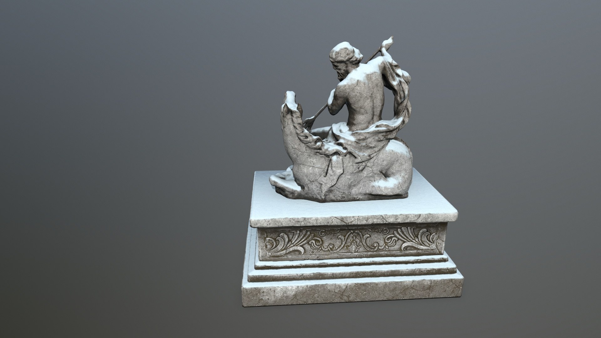 3D Neptune Statue Model - TurboSquid 1394974