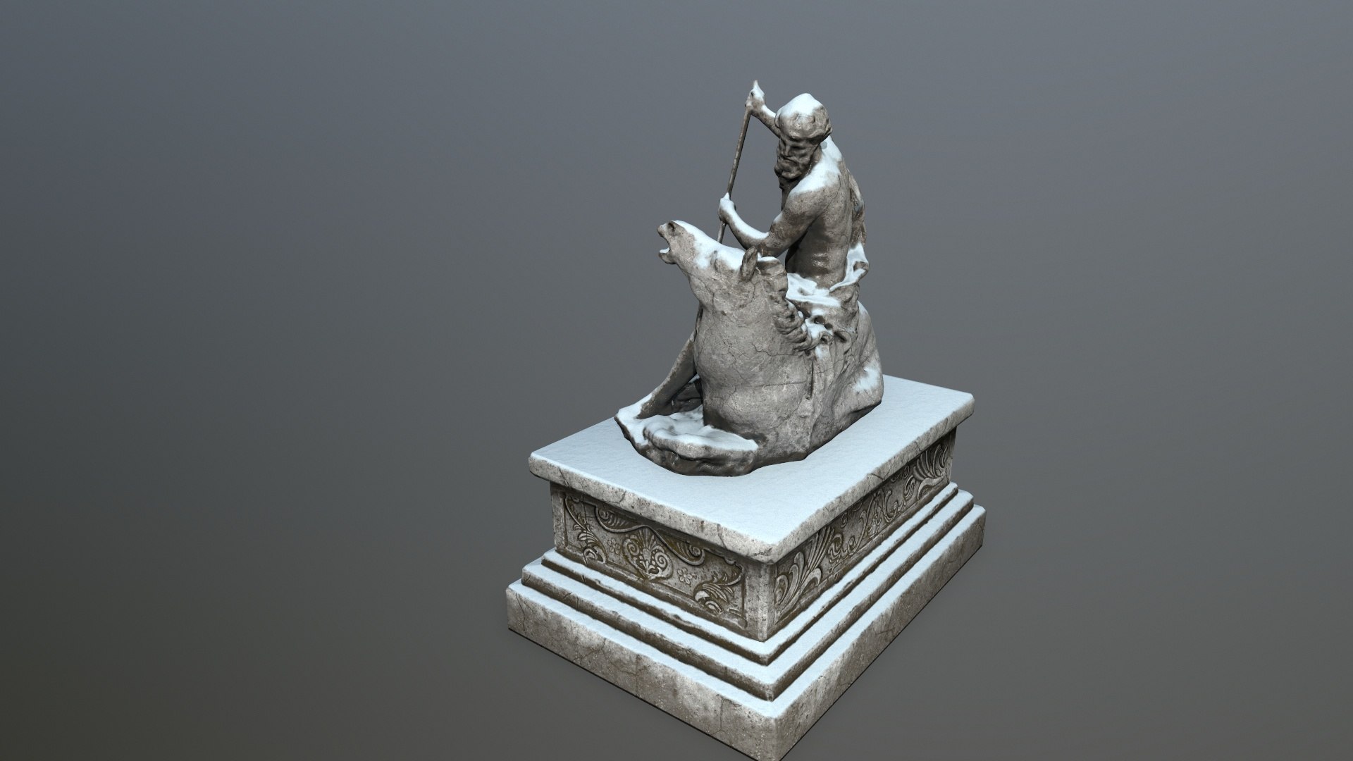 3D Neptune Statue Model - TurboSquid 1394974