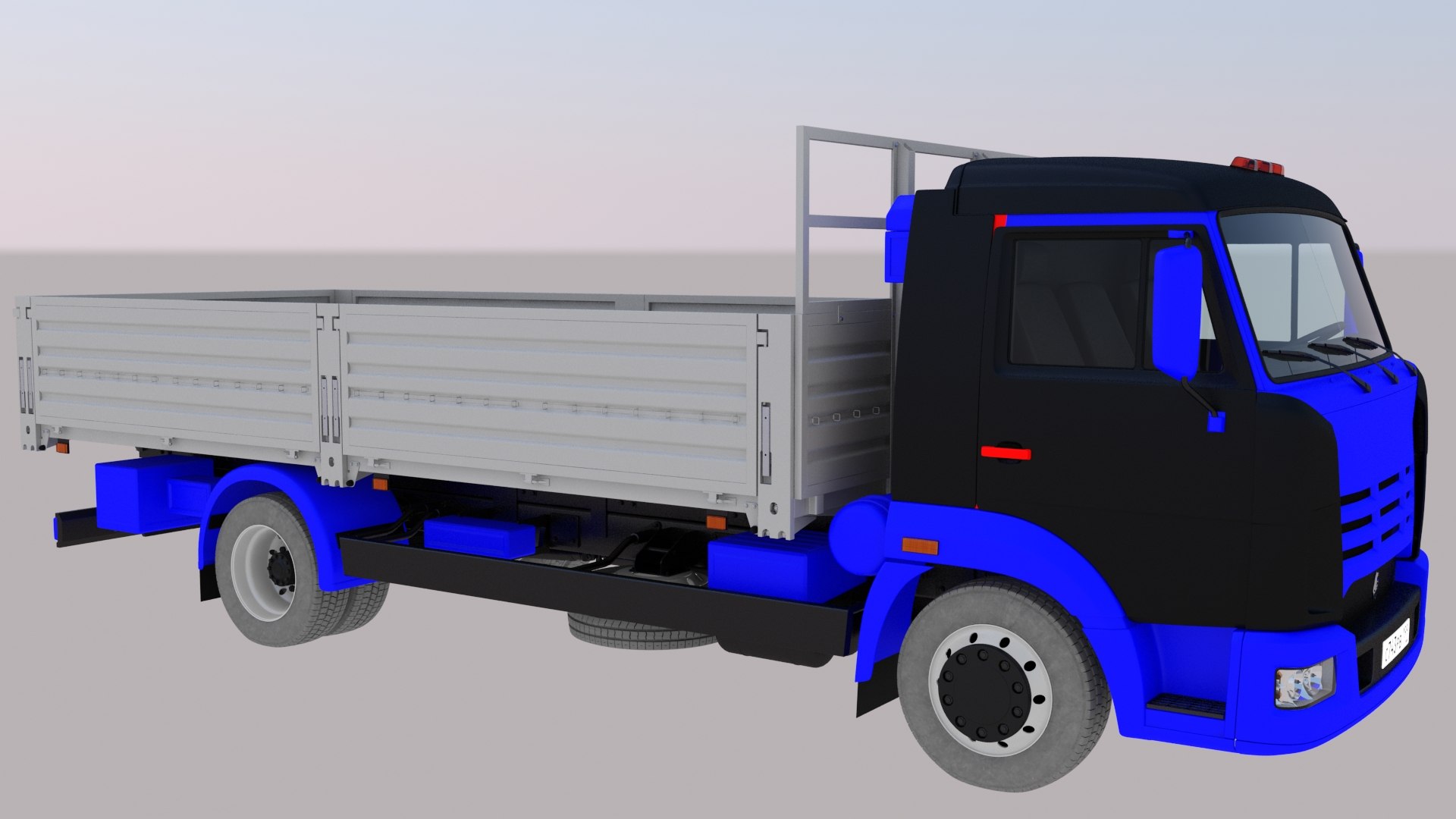 3D KAMAZ 4308 Model - TurboSquid 2160887