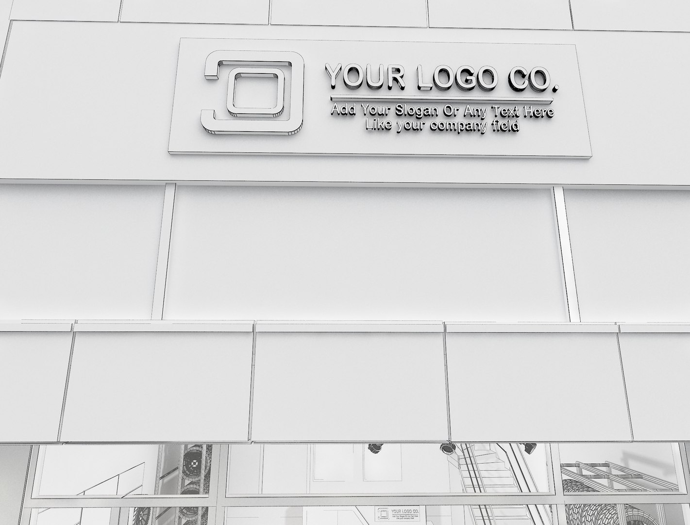 Car Service Entrance Logo Sign A610 3D Model - TurboSquid 1913544