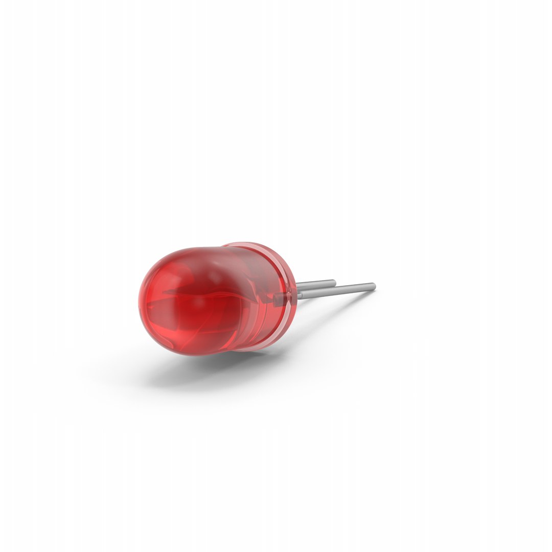 3D Red LED Diode - TurboSquid 1936480
