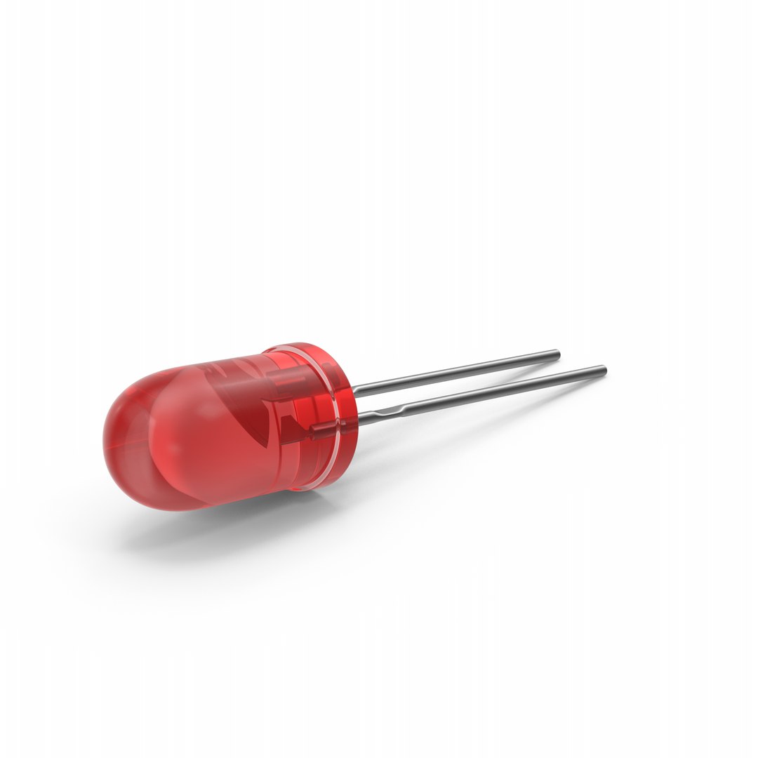 3D Red LED Diode - TurboSquid 1936480