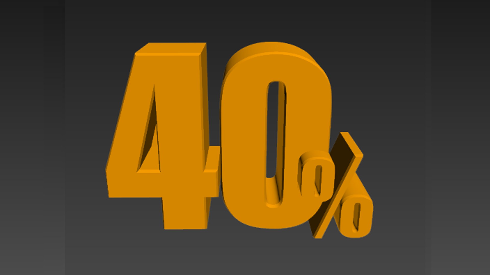 3D 40 Percent Model - TurboSquid 1819277