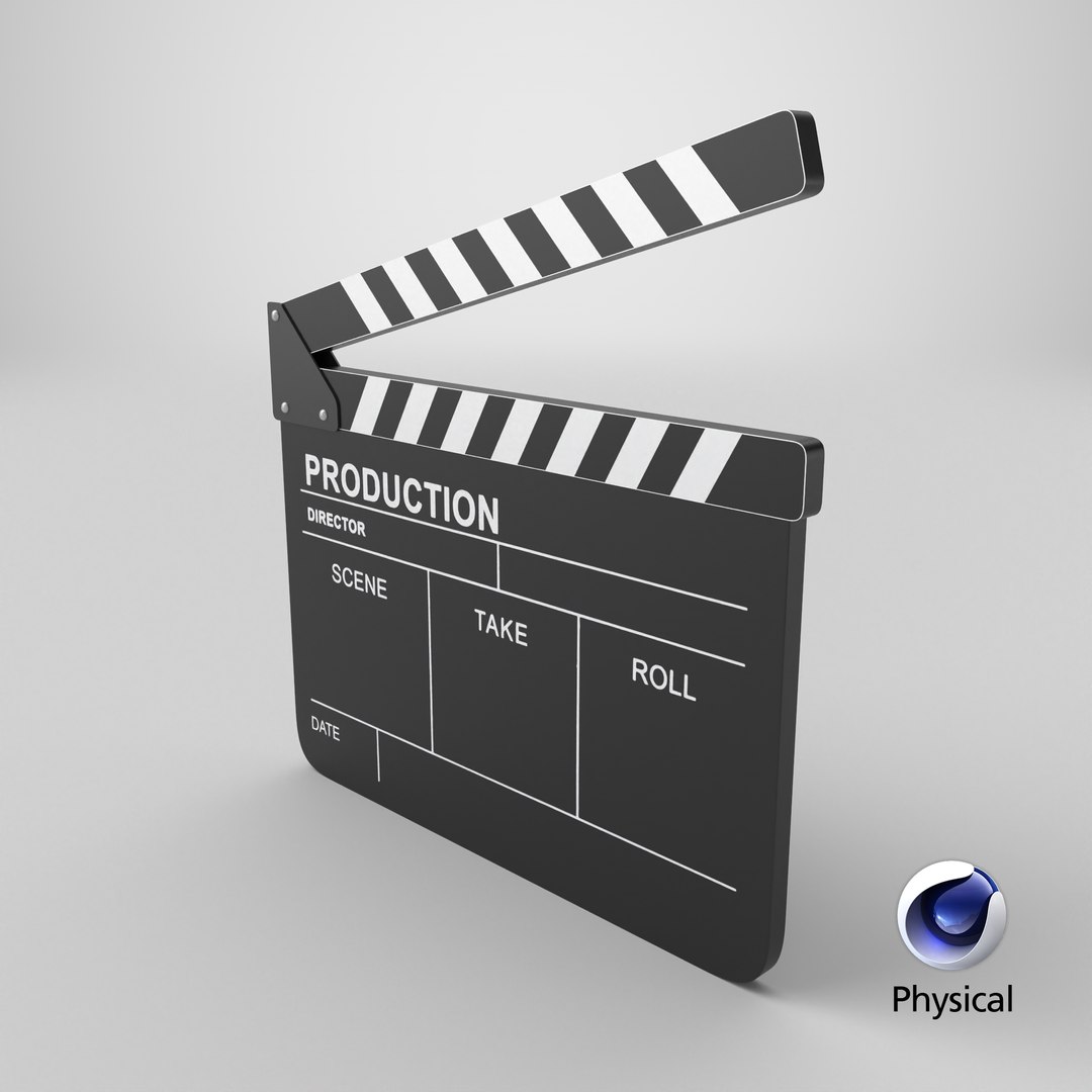 Clapperboard 3D Model - TurboSquid 2188468