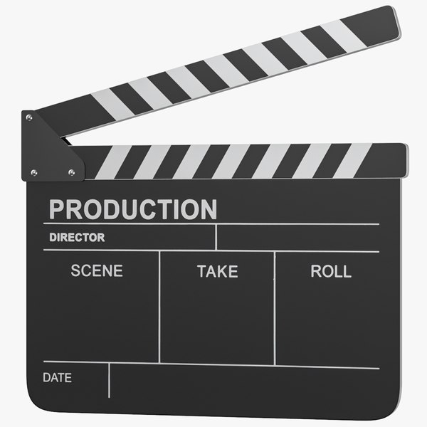 Clapperboard 3D Models for Download | TurboSquid