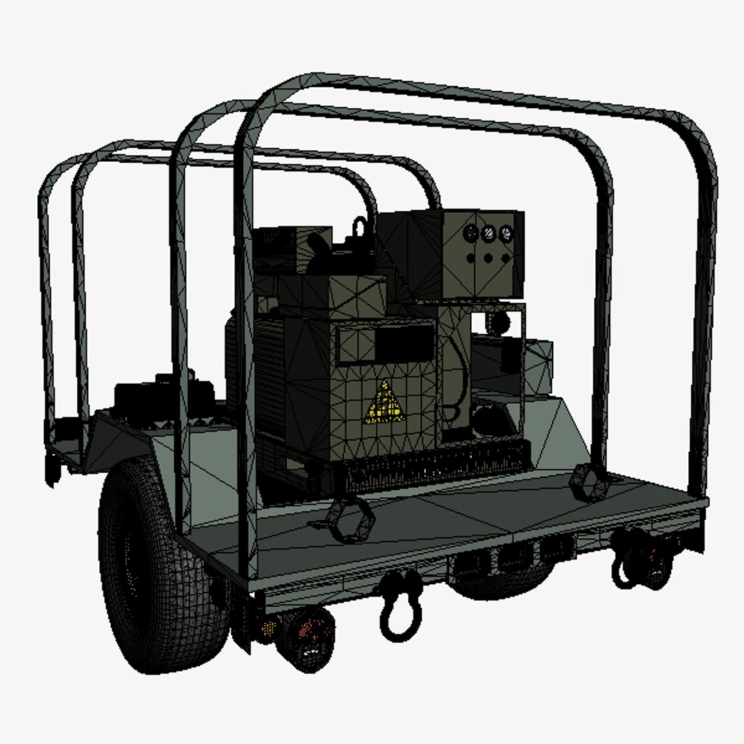 Military Libby 60 Hz 3d Model