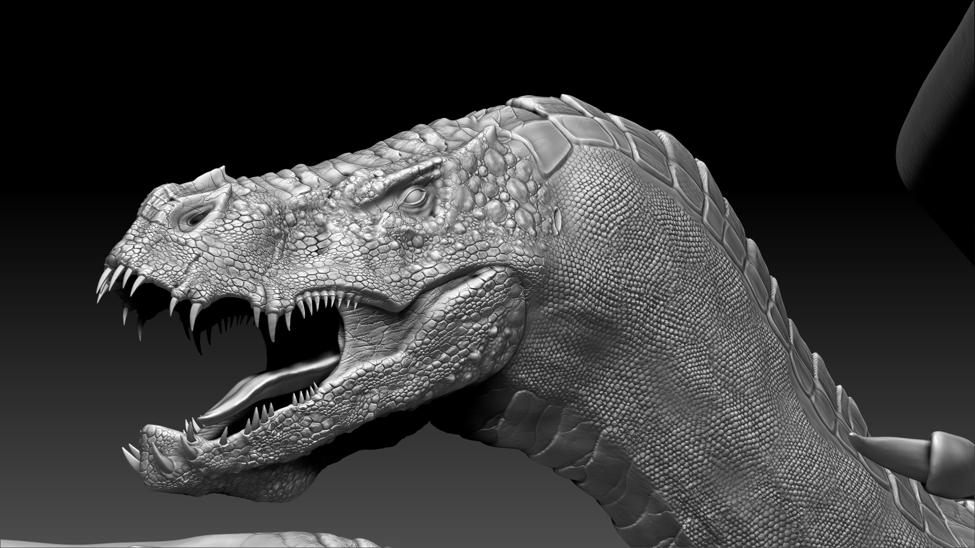 Iron Fire Dragon Sculpt Project 3D - TurboSquid 2222663
