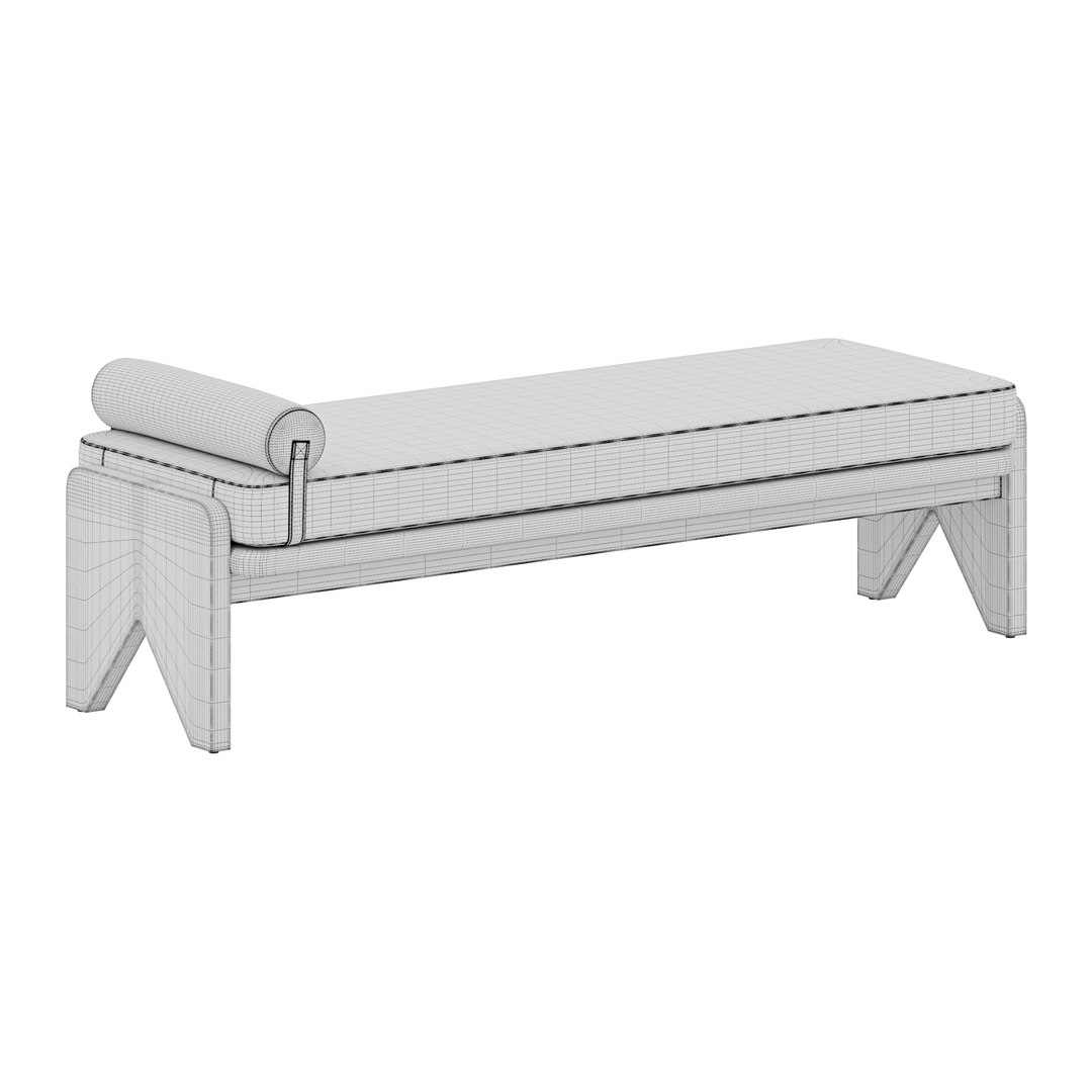 Conlen Accent Bench Model - TurboSquid 2318788