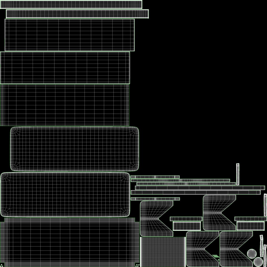 Conlen Accent Bench Model - TurboSquid 2318788