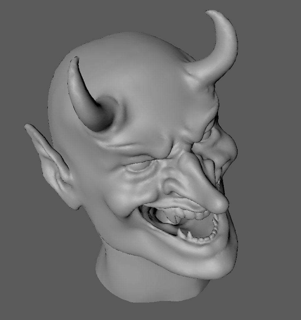 3D Devils Head - TurboSquid 1279957