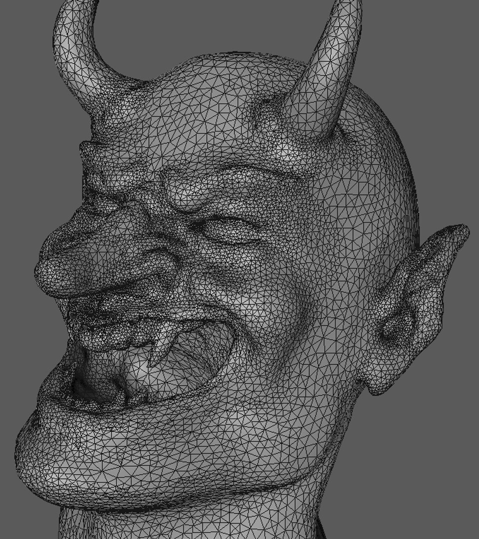 3D Devils Head - TurboSquid 1279957