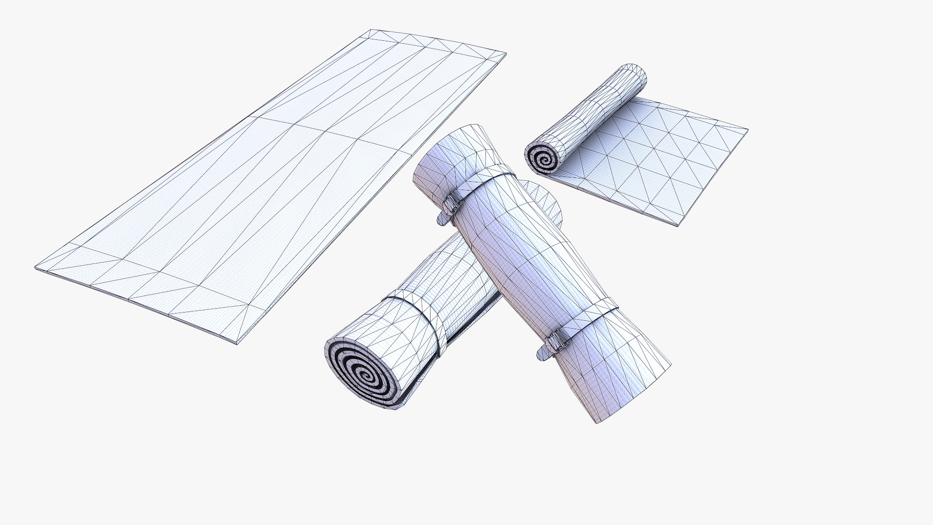 Yoga Mat PBR 3D Model - TurboSquid 1792595