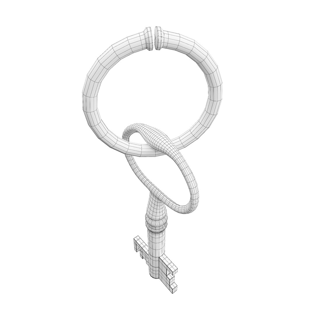 Key With Brass Metal 3d Model 3D Model - TurboSquid 1976458