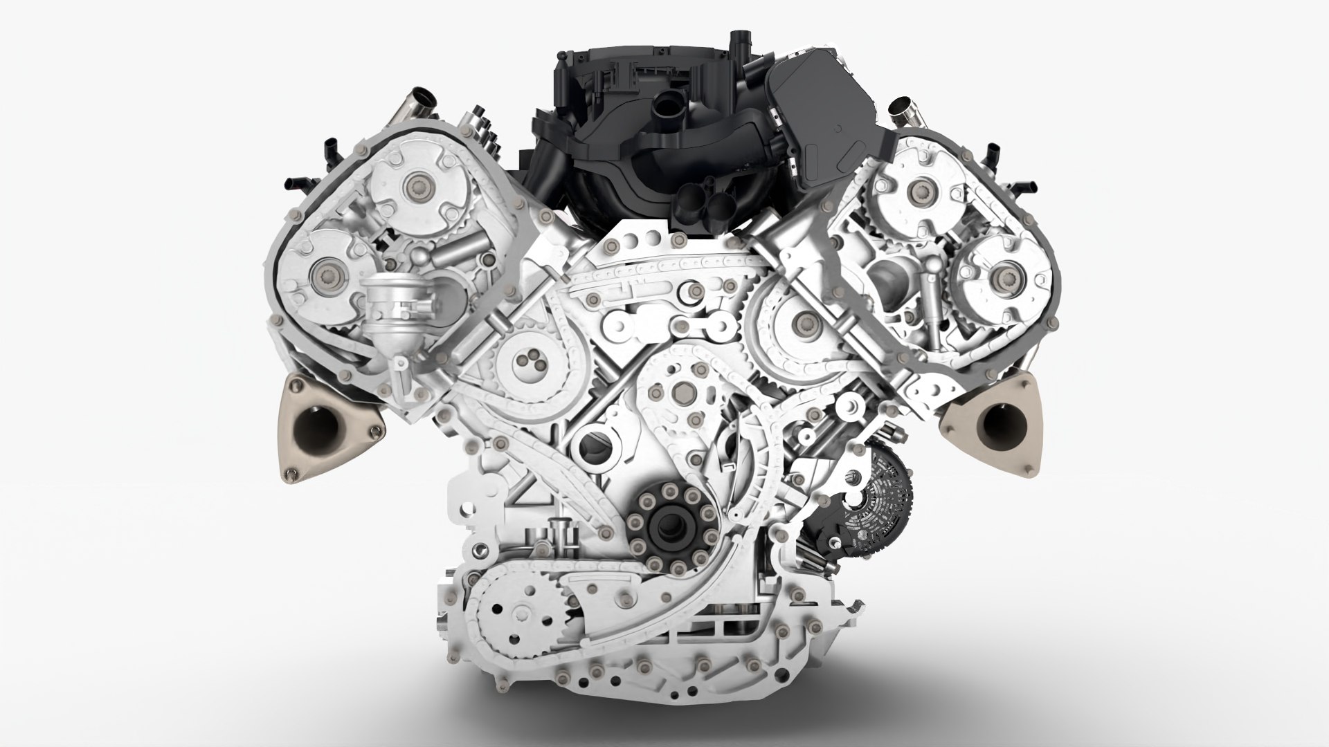 3D V6 Engine Model Model - TurboSquid 2128612