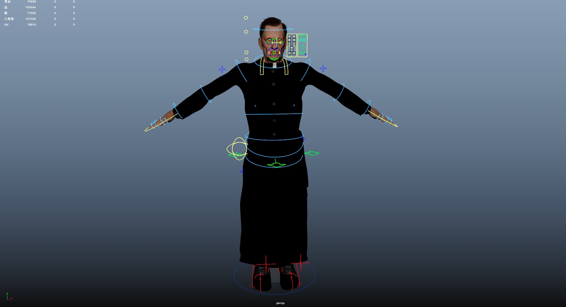 3D Priest - TurboSquid 2376324